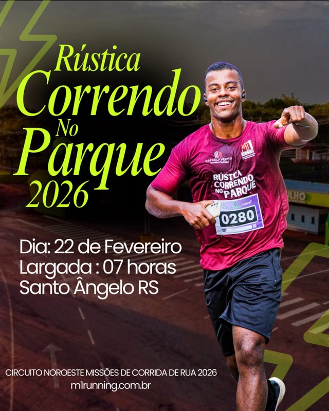 RÚSTICA CORRENDO NO PARQUE 2026 - Santo Ângelo - Rio Grande do Sul - 22 ...